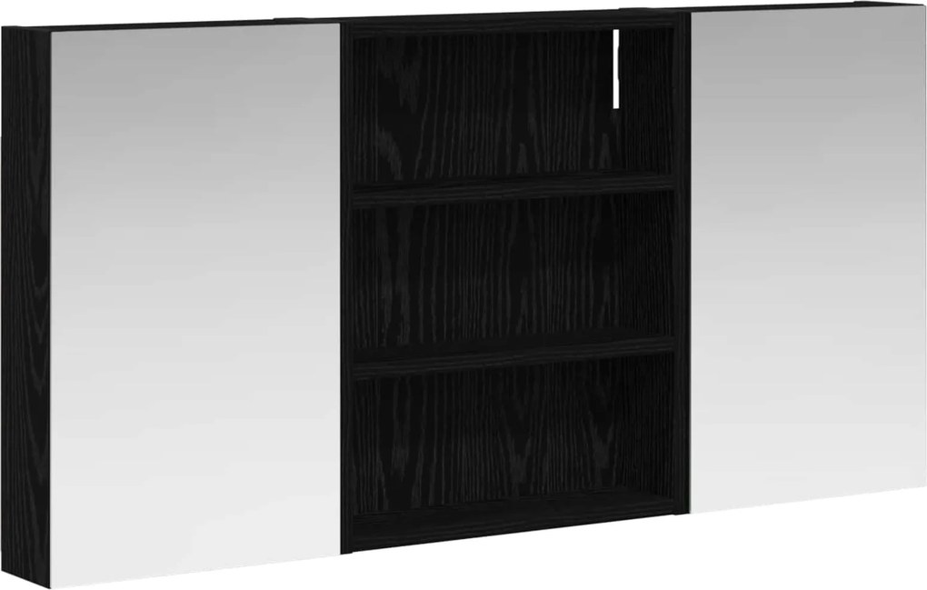 Sada koupelnových skříněk 3 ks 100 x 10,5 x 50 cm 3403681