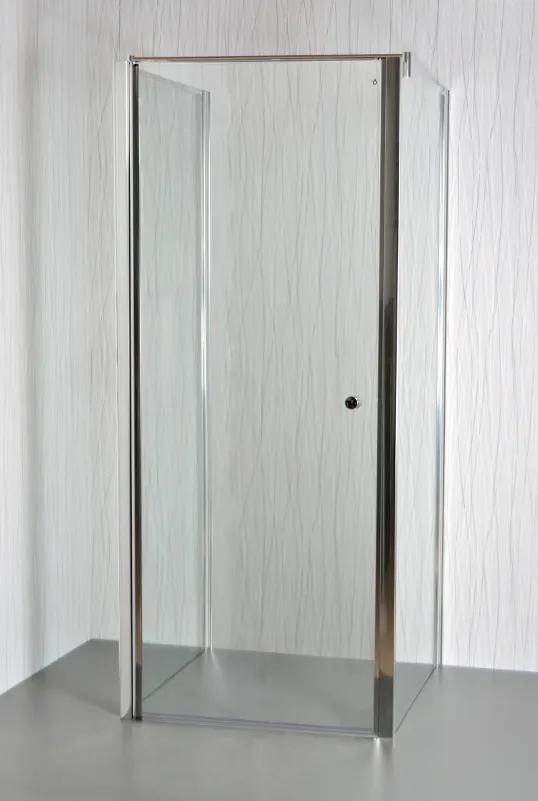 ARTTEC Sprchový kout nástěnný jednokřídlý MOON B 25 čiré sklo 95 - 100 x 86,5 - 88 x 195 cm