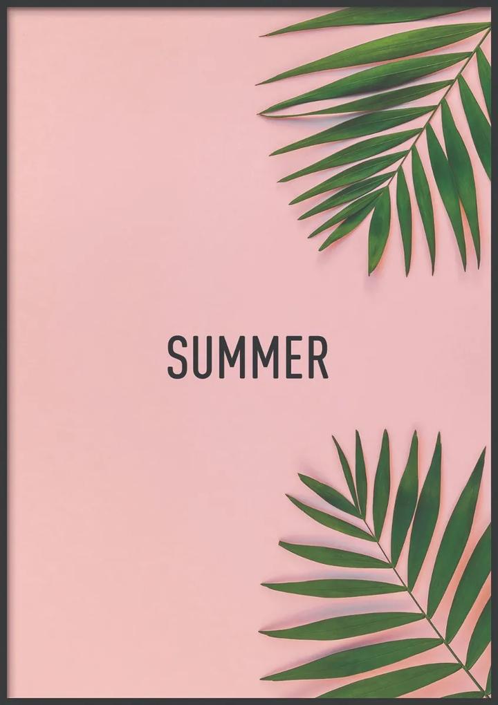 DecoKing - Nástěnný plakát -  Pink - Summer