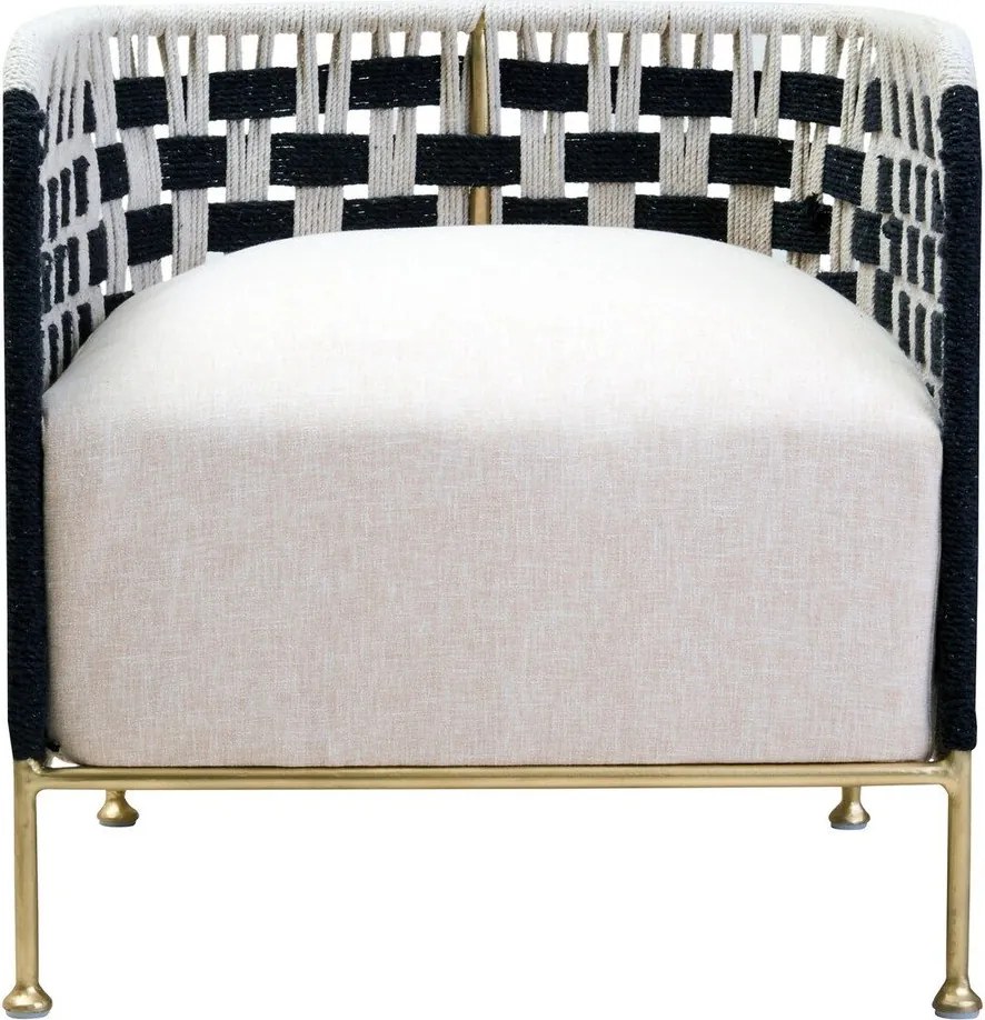 Černobílé křeslo Satna – Premier Housewares