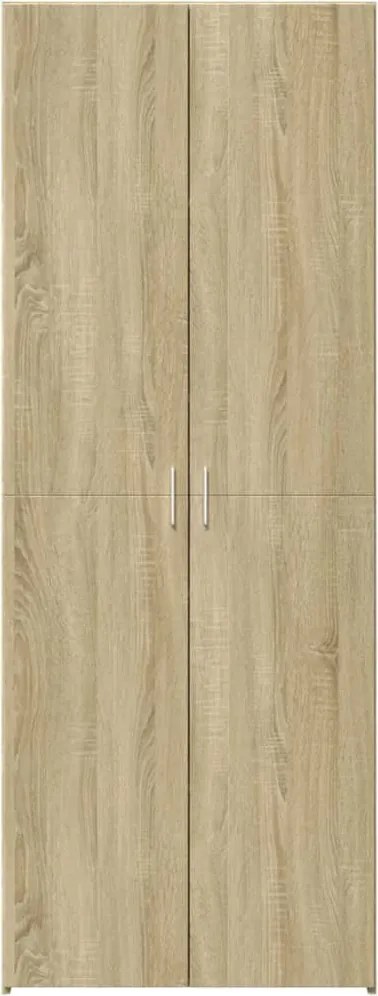 Skříň highboard dub sonoma 80 x 42,5 x 185 cm kompozitní dřevo 3281436
