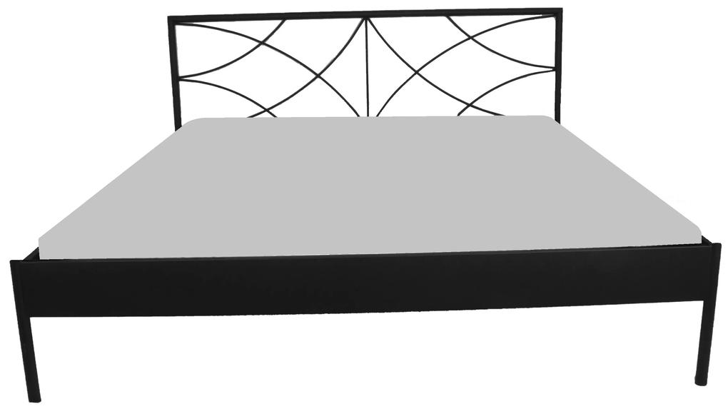 Nábytek ATIKA s.r.o. Kovová postel Bow Povrchová úprava: bílá, Rozměr: 180 x 200 cm