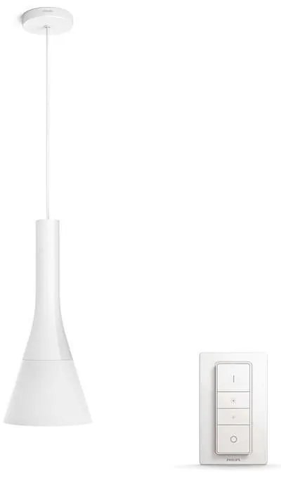 Hue White Ambiance závěsné svítidlo Philips Explore 43001/31/P7 bílé