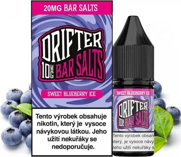 Liquid Drifter Bar Salts Sweet Blueberry Ice 10ml (20mg)