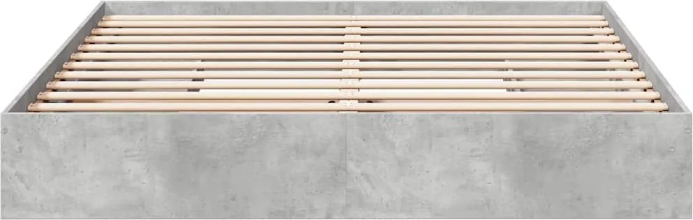 Rám postele se zásuvkami betonově šedý 180 x 200 cm kompozit 3280639