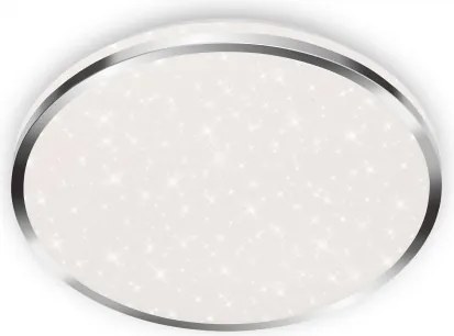 Stropní LED svítidlo hvězdné nebe BRILONER průměr 33cm 18W IP44 chrom 3403118
