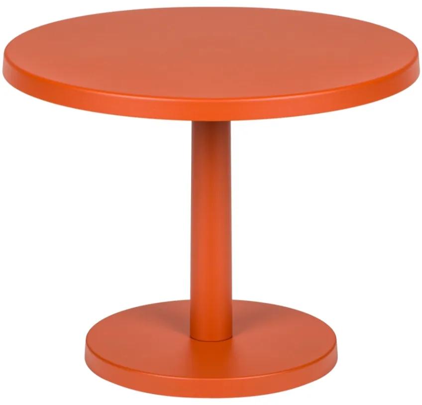 OnaDnes -20% noo.ma Oranžový kovový odkládací stolek Odo 52 cm