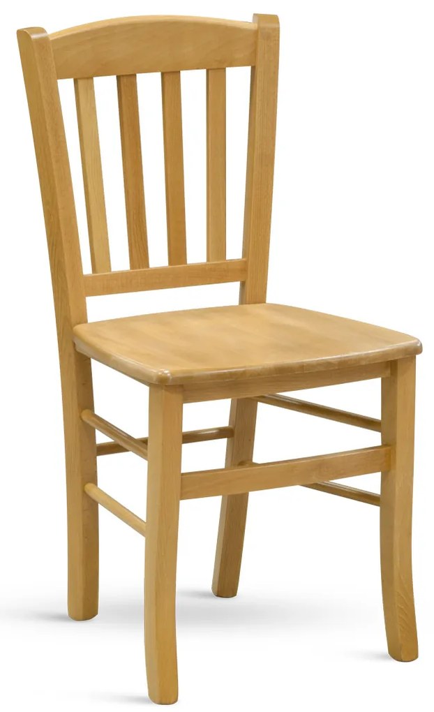 Židle PAMELA s masivním sedákem tmavě hnědá