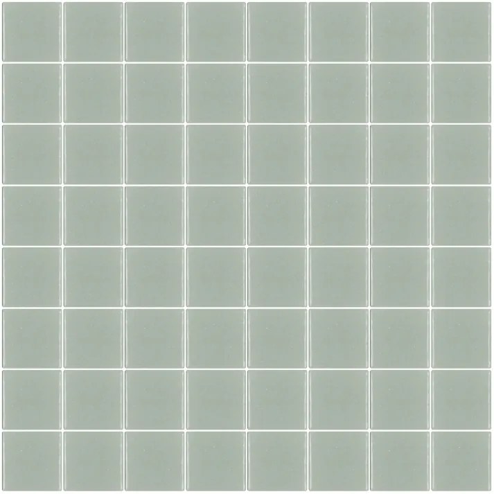 Hisbalit Skleněná mozaika šedá Mozaika 108A LESK 4x4  4x4 (32x32) cm - 40108ALH