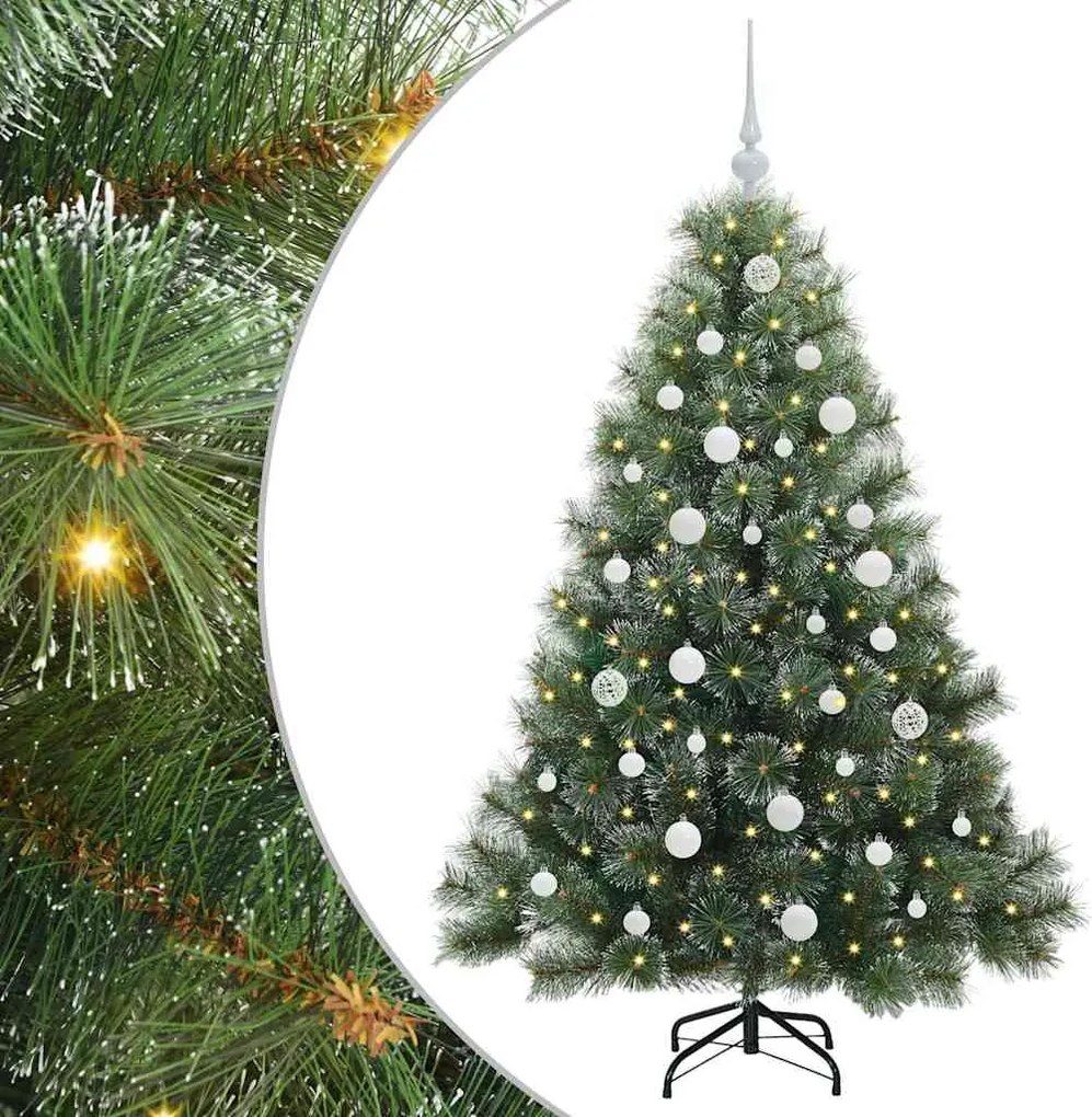 Umělý vánoční stromeček s stojanem Zelená 150 cm PE a PVC 3397838