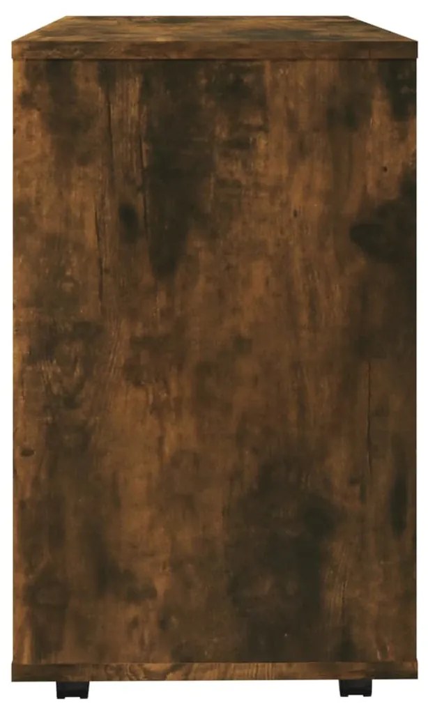 Odkládací stolek kouřový dub 70 x 35 x 55 cm kompozitní dřevo - Default Title
