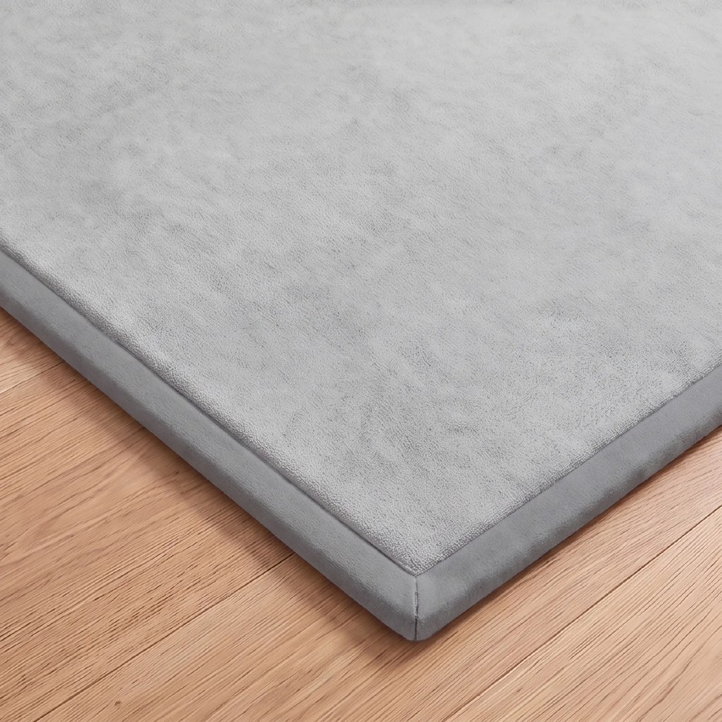 AIYAPLAY dětská hrací podložka, tloušťka 3 cm, 127 × 127, světle šedá