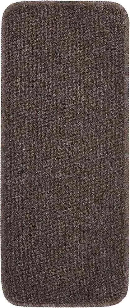 Nášlapy na schody 15 ks 60 x 25 cm hnědé protiskluzové 340400