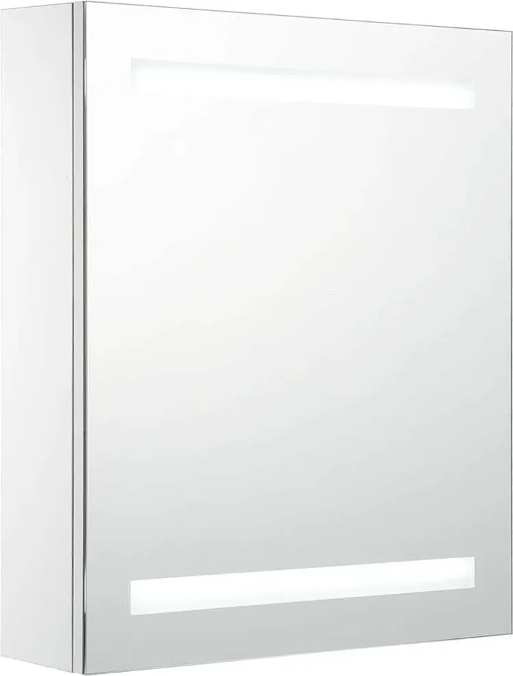 LED koupelnová skříňka se zrcadlem 50 x 13,5 x 60 cm 285115