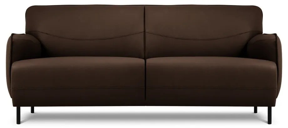 Hnědá kožená pohovka Windsor &amp; Co Sofas Neso, 175 x 90 cm