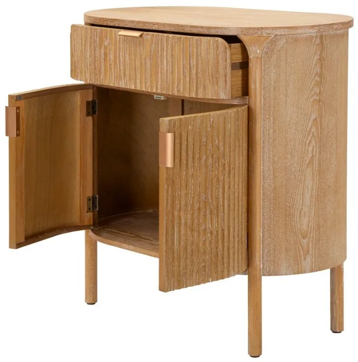 Designová komoda Jahzara 81 cm hnědá