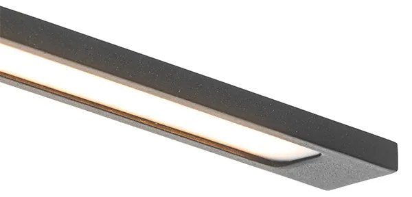 Moderní nástěnné svítidlo černé 41,5 cm vč. LED IP44 - Jerre