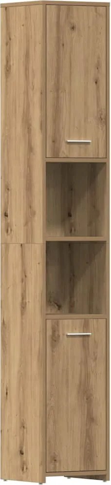 3dílná koupelnová sestava dub artisan kompozitní dřevo 3328562