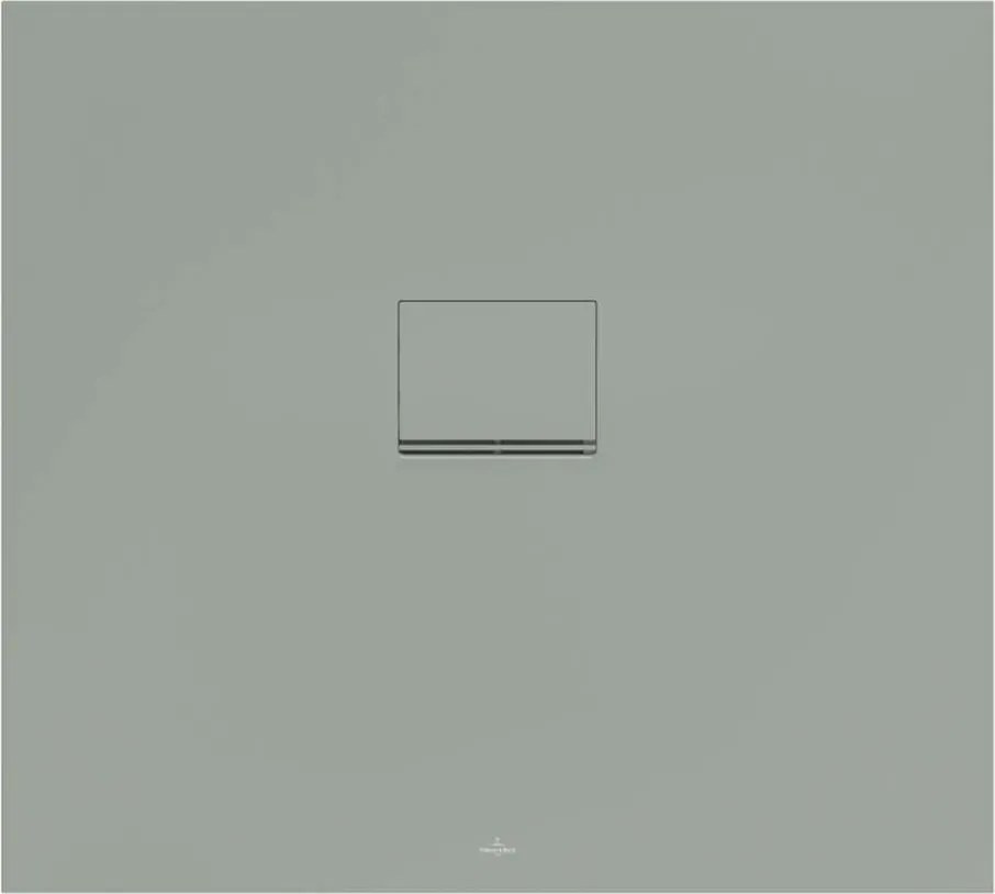 Villeroy & Boch Squaro Infinity - Sprchová vanička, 100x90 cm, Morning Green UDQ1090SQI2V-R8