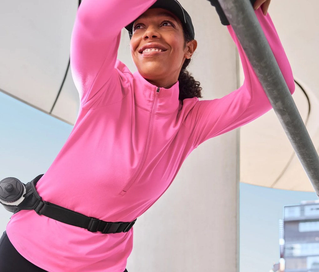 Tchibo - Sportovní ledvinka s láhví na pití - barva: transparent