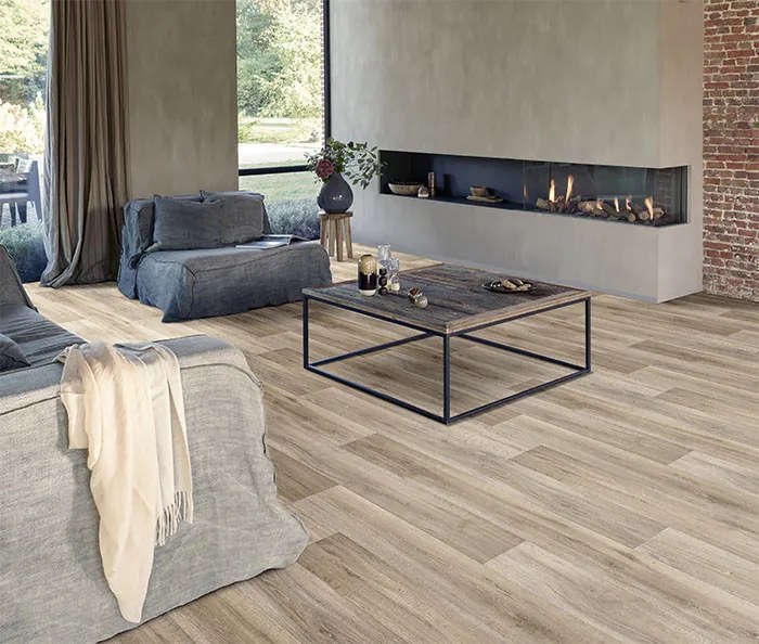Beaulieu International Group, PVC podlaha - lino Livitex 2621, na míru, šíře 3m,4m,5m, béžová, filc, chodba / předsíň