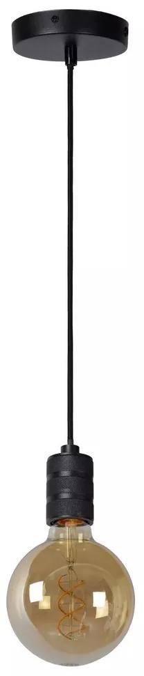 LUCIDE Závěsné svítidlo JOVA  průměr 4,6 cm - 1xE27 - Black