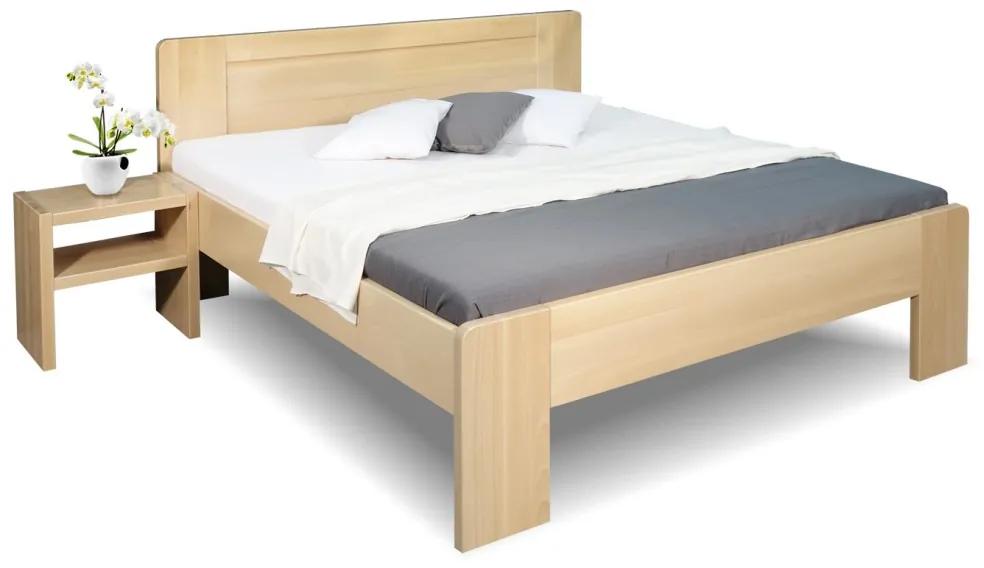 Zvýšená postel z masivu Dan, , masiv buk , 160x200 cm