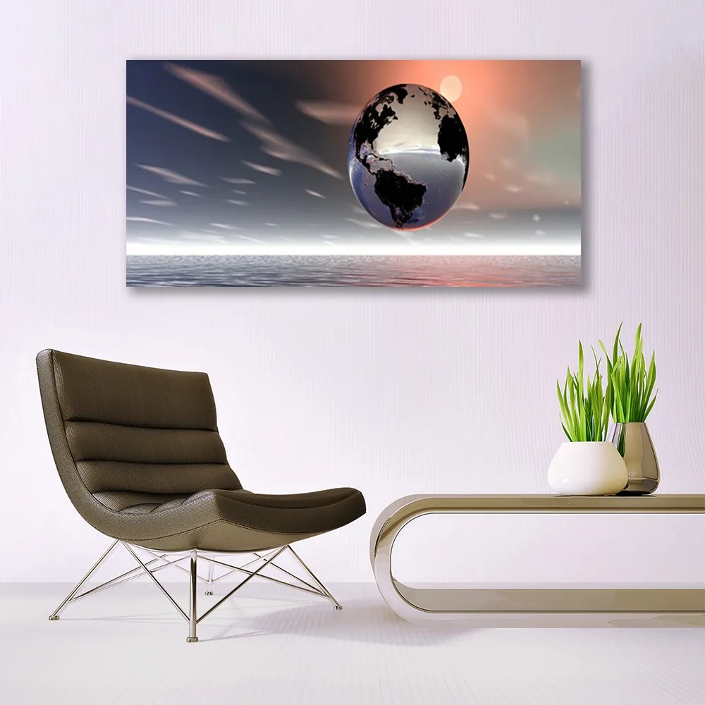 akrylový obraz Země Umění 120x60 cm