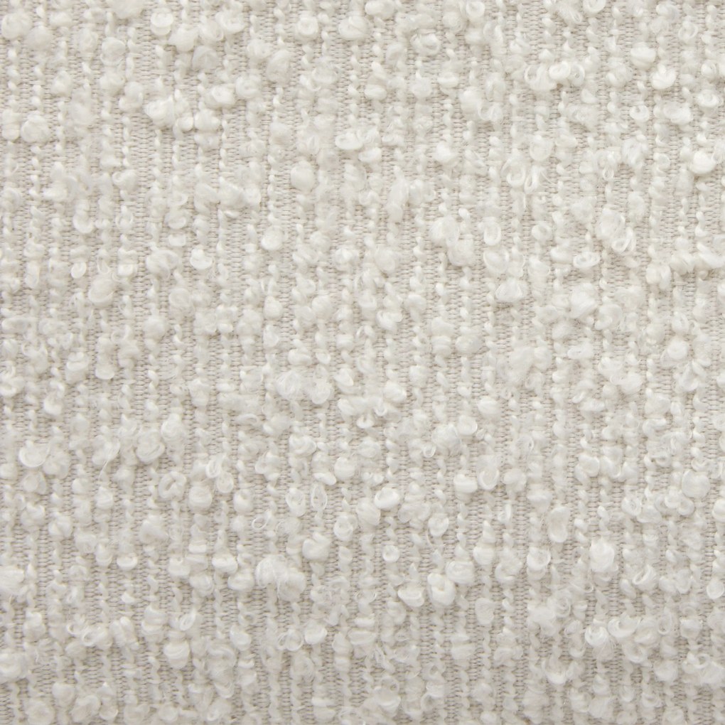 Sada 4 textilních košů BOUCLETTE, 15,5 x 15,5 x 11 cm - bílý
