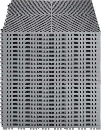 Drenážní rohož Modulární zámková rohož 39,9 × 39,9 cm Drenážní podlahová dlažba