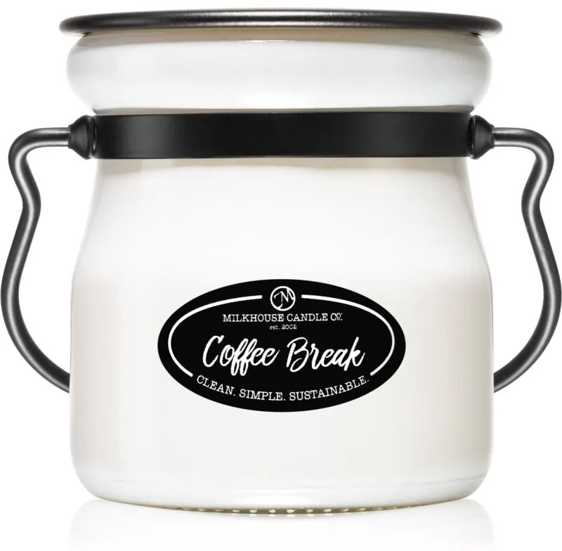 Milkhouse Candle Co. Creamery Coffee Break vonná svíčka Cream Jar 142 g