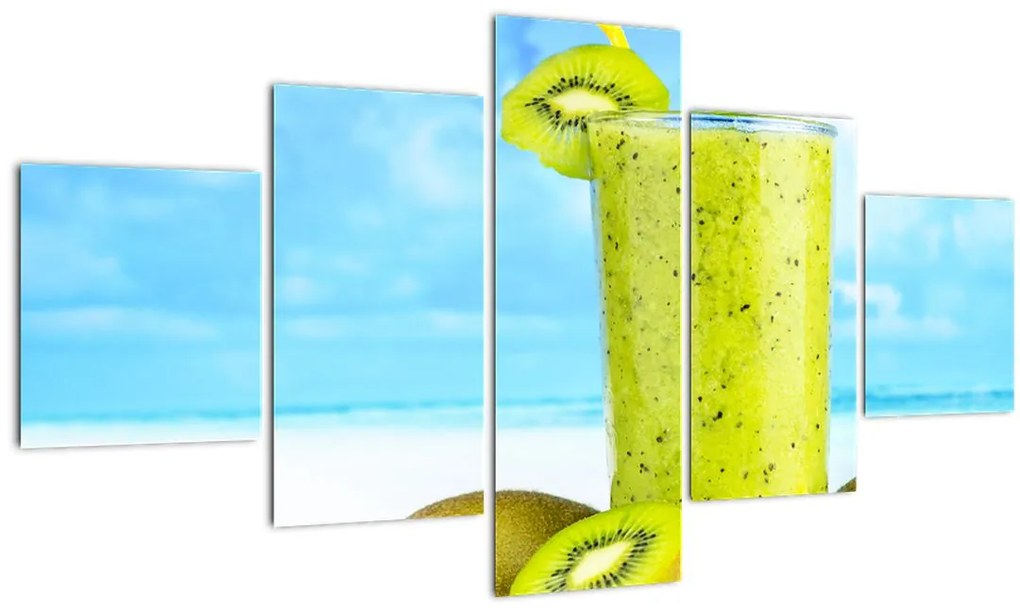 Obraz - kiwi smoothie (125x70 cm)