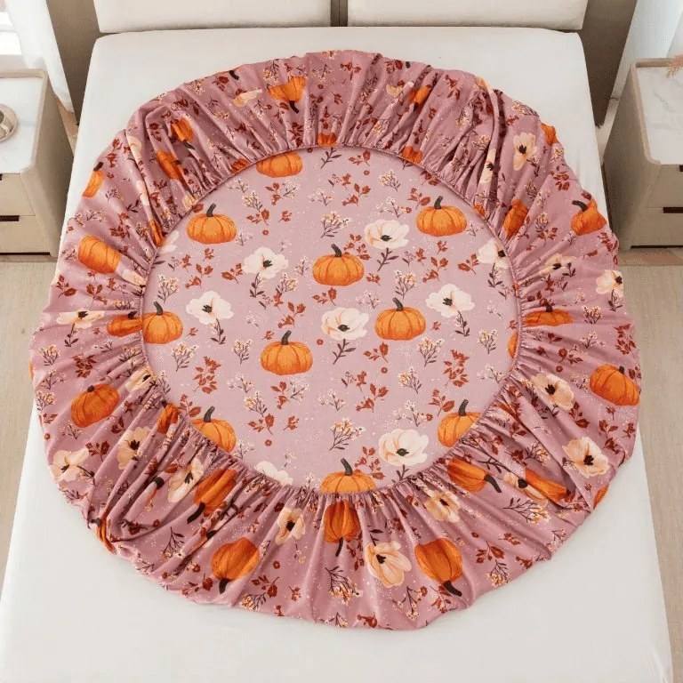 Prostěradlo z mikrovlákna PUMPKINS ROSAVIE starorůžové 180x200 cm