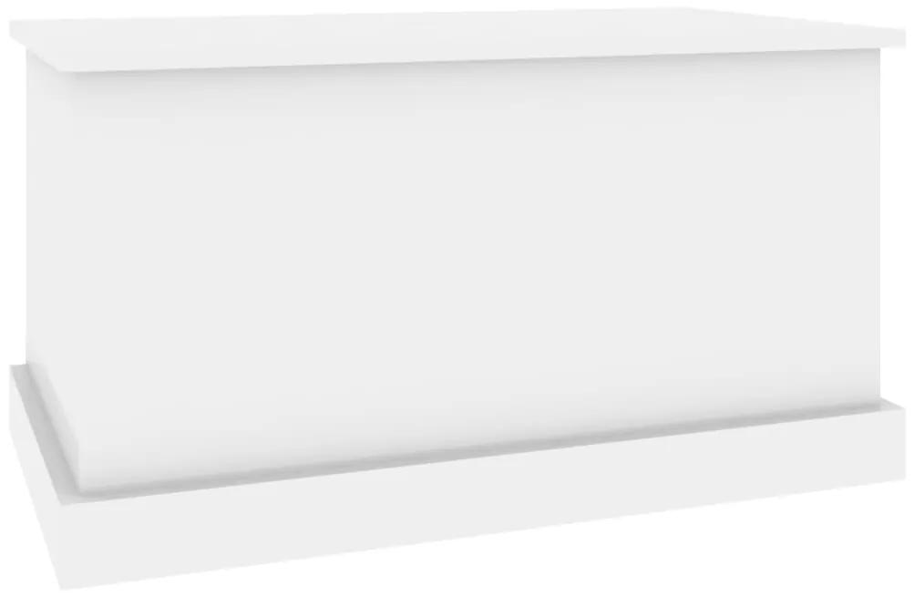 Úložný box bílý s vysokým leskem 70x40x38 cm kompozitní dřevo - Default Title