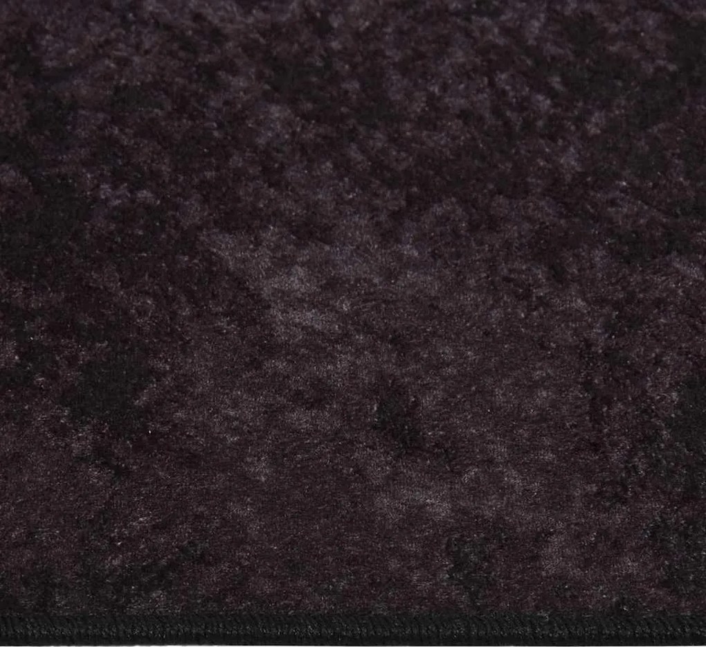 Koberec pratelný 160 x 230 cm antracitový 337955
