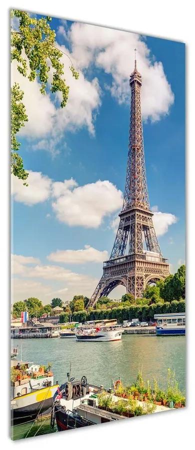 Wallmuralia Fotoobraz na skle Eiffelová věž Paříž 50x125 cm
