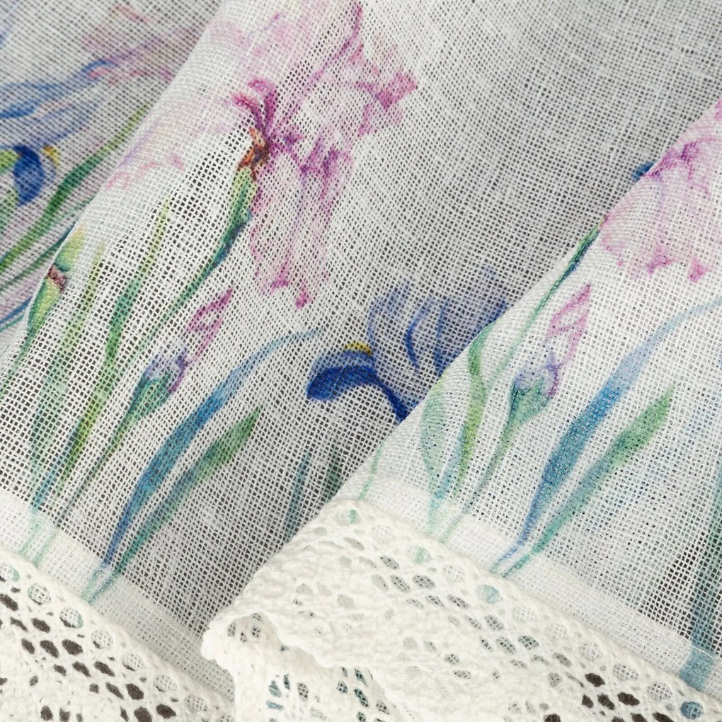 KRÁTKÁ ZÁCLONA NA PÁSCE DOLOREZ 150X30 CM KVĚTY