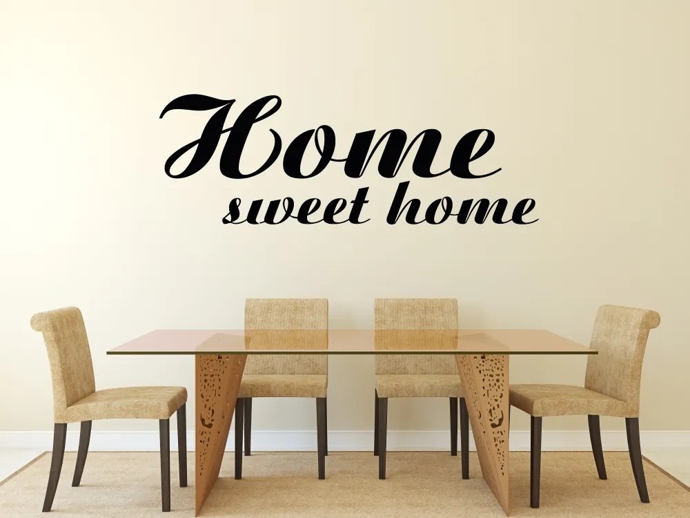 Home sweet home - Samolepka na zeď (100x34cm) - Rawe.cz