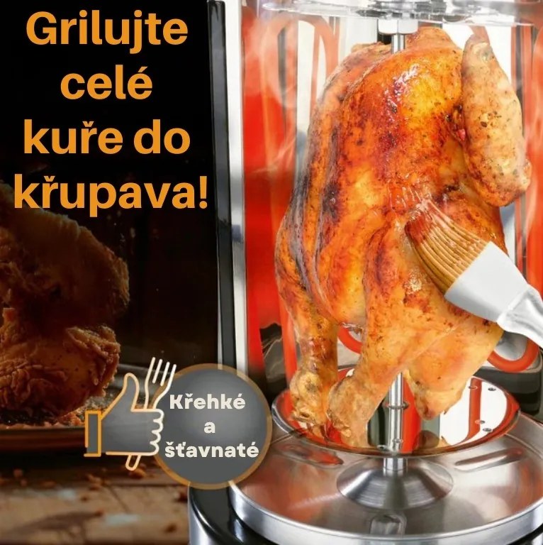 GourmetMaxx Vetikální Döner gril 05914