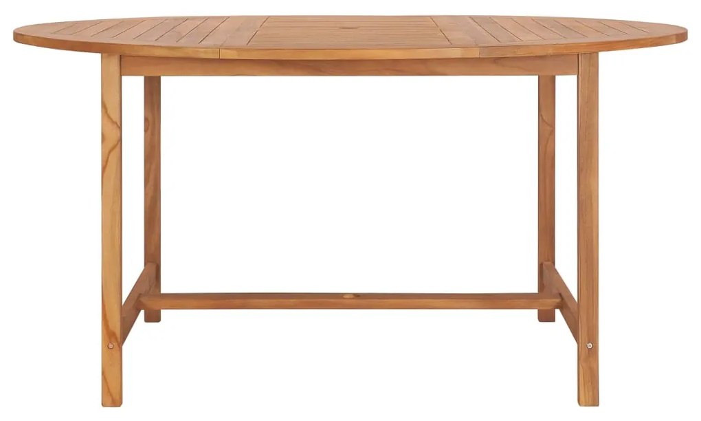 49007 vidaXL Zahradní stůl 150 x 76 cm masivní teakové dřevo