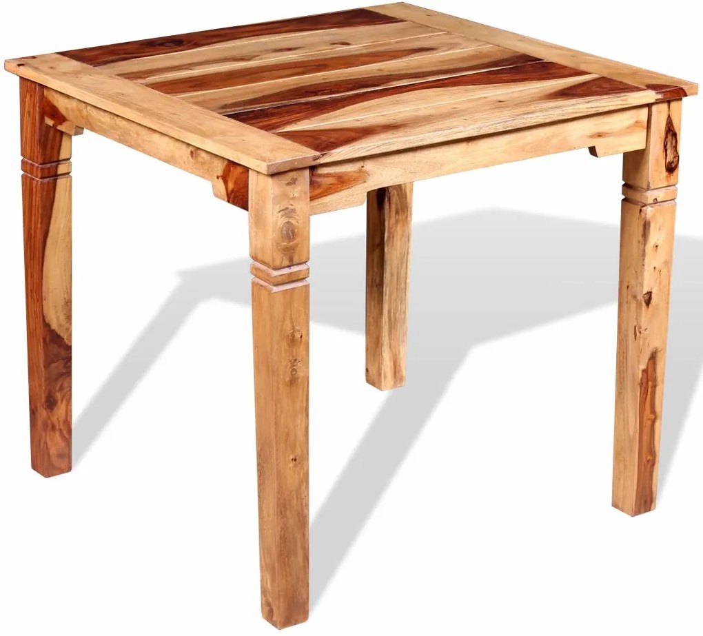 PerfektníDomov Jídelní stůl Trundle - masivní dřevo | 82x80x76 cm