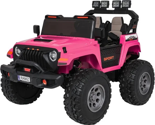 Elektrické autíčko Extreme Sport 4x4 růžové