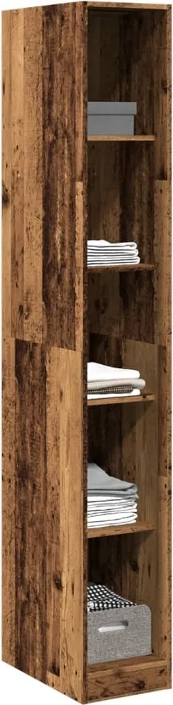 Šatní skříň old wood 30 x 50 x 200 cm kompozitní dřevo 3307709