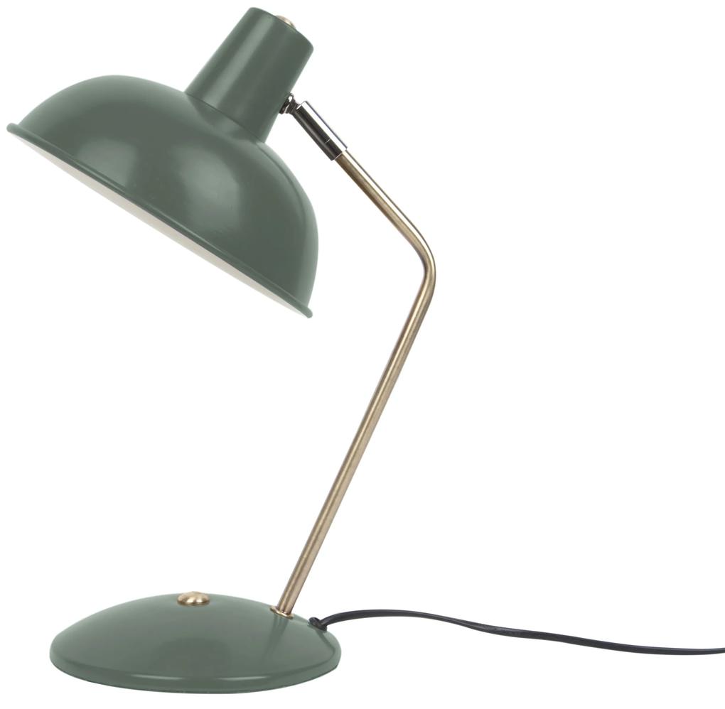 Select Time Tmavě zelená kovová stolní lampa Hiero