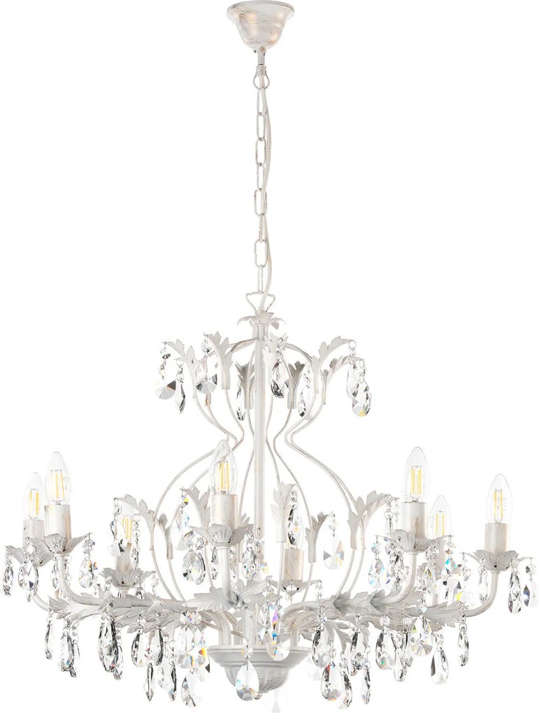 XXXLutz KŘIŠŤÁLOVÉ ZÁVĚSNÉ SVÍTIDLO, 70/70/105 cm - Stropní svítidla - 004340003702
