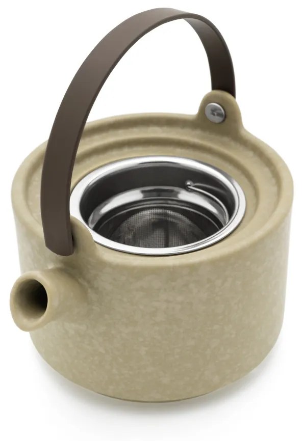 Bredemeijer Sada Umea Tea for one, šedá s bambusovým víkem (0,5l)