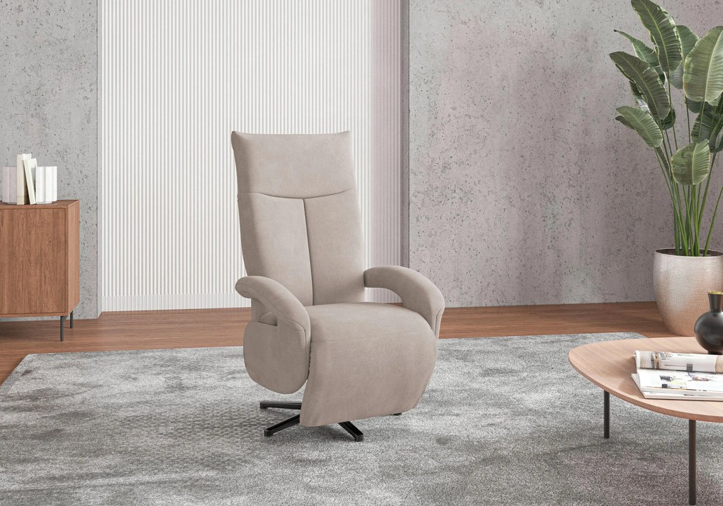 XXXLutz RELAXAČNÍ KŘESLO, textil, šedobéžová Sit & More - Online Only křesla & taburety - 00014401323F