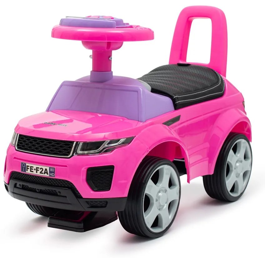 Dětské odrážedlo SUV Baby Mix Prime růžové v kůži Barva: Růžová