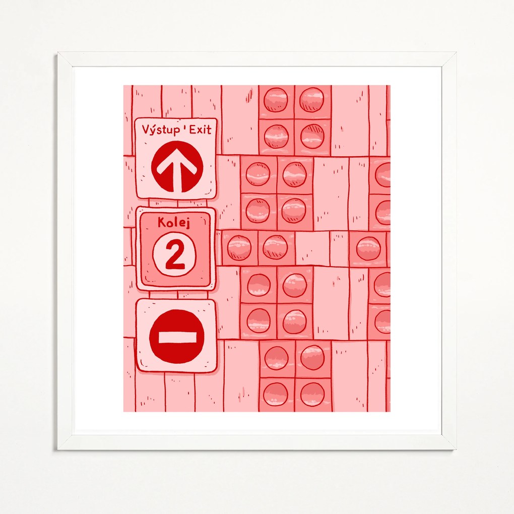 Filip Zatloukal | Jižák Rám: Dubový, Velikost: 60 x 60 cm