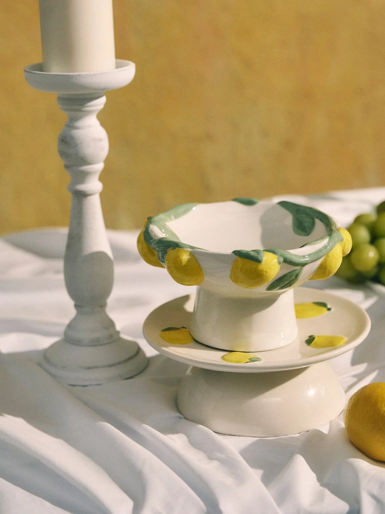 Sinsay - Decorative tray with lemon motif - vícebarevná